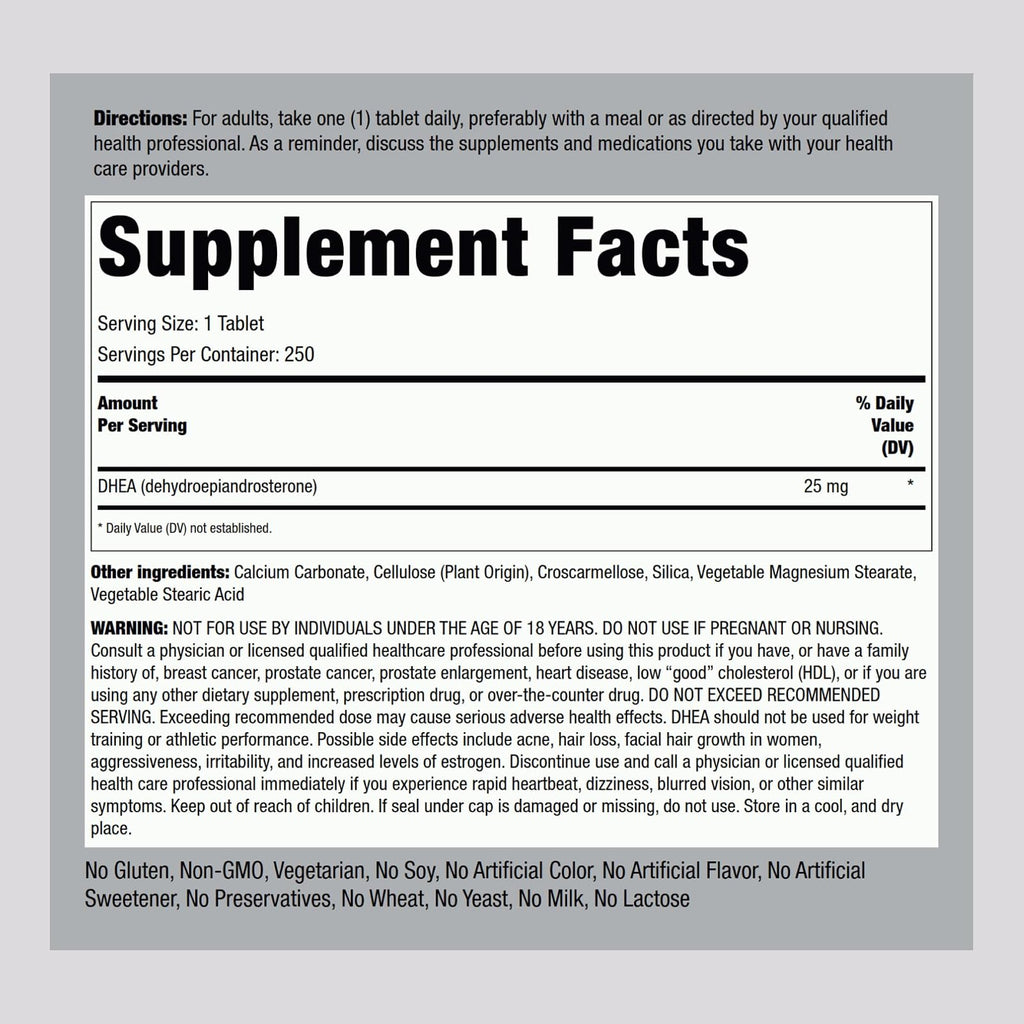 Piping Rock DHEA multivitamin for women
