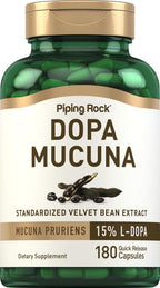 Piping Rock DOPA Mucuna capsules for energy