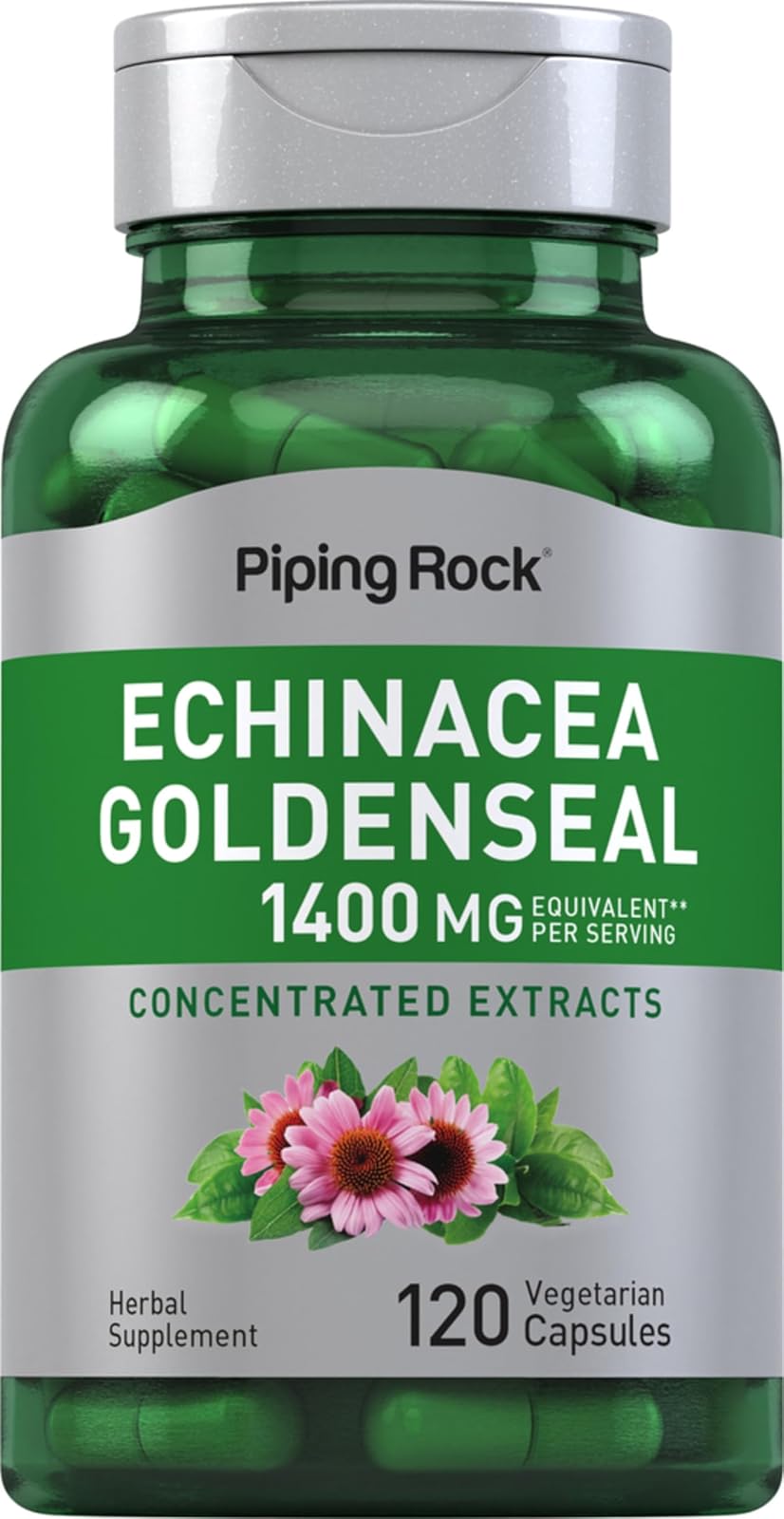 Piping Rock Echinacea Goldenseal capsules