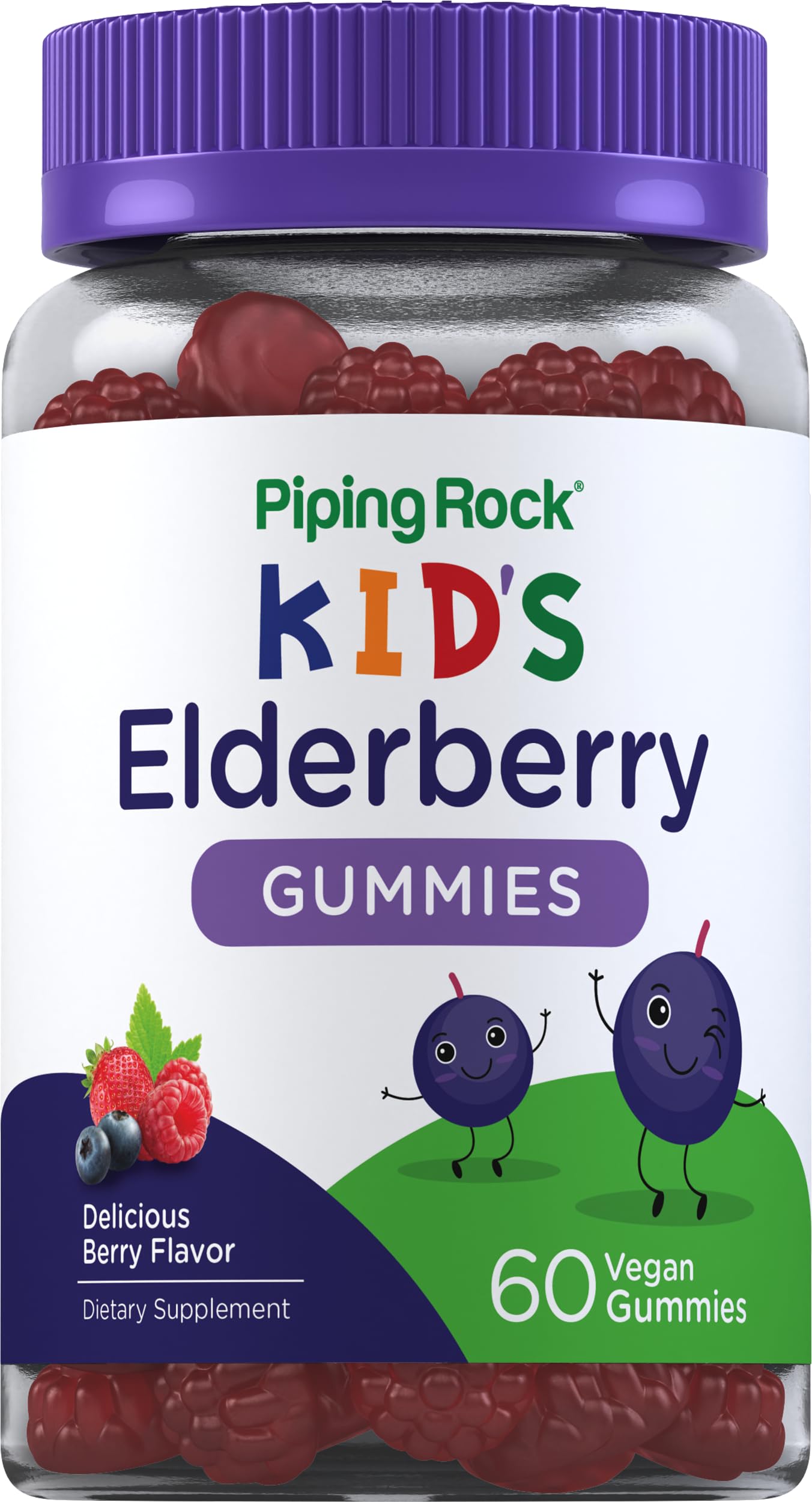 Piping Rock elderberry gummies for kids