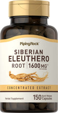 Piping Rock eleuthero root capsules