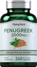 Piping Rock fenugreek capsules for digestion