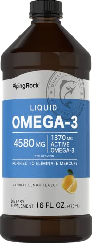 Piping Rock fish oil liquid supplement