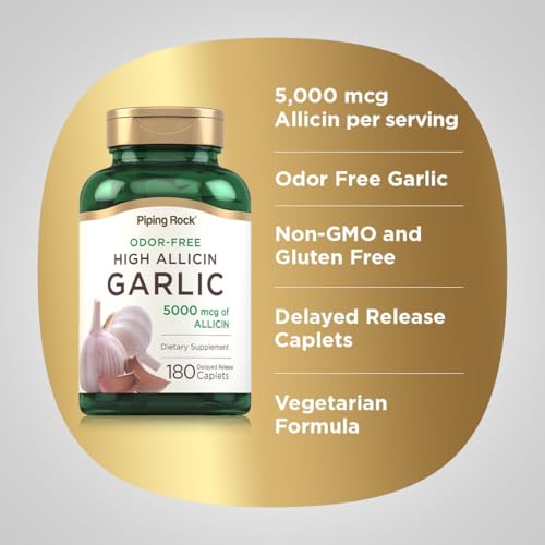 Piping Rock garlic for daily vitality