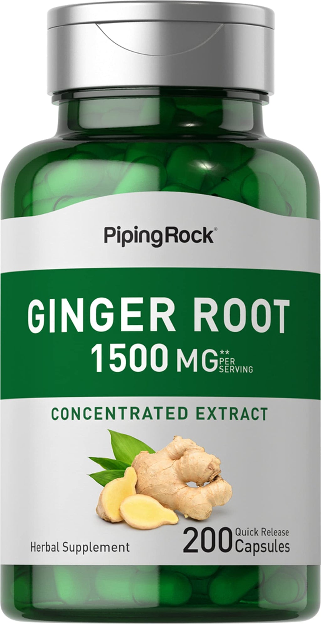 Piping Rock ginger root capsules