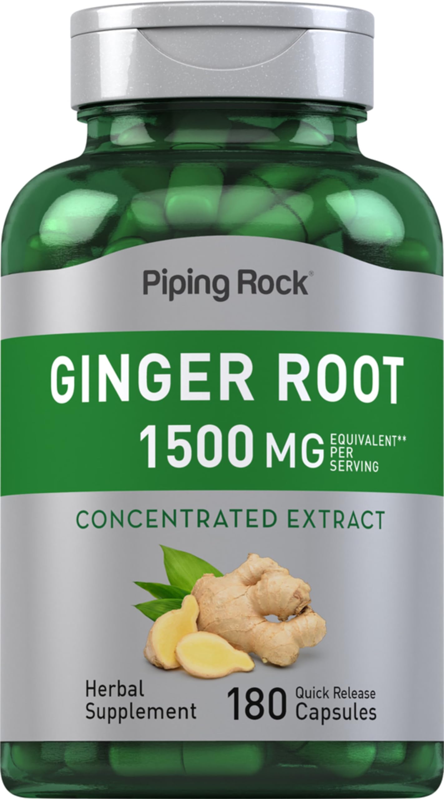Piping Rock ginger root extract capsules