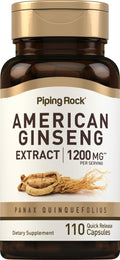 Piping Rock ginseng capsules benefits