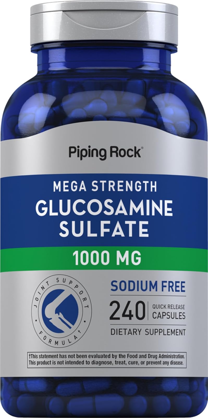 Piping Rock glucosamine sulfate capsules