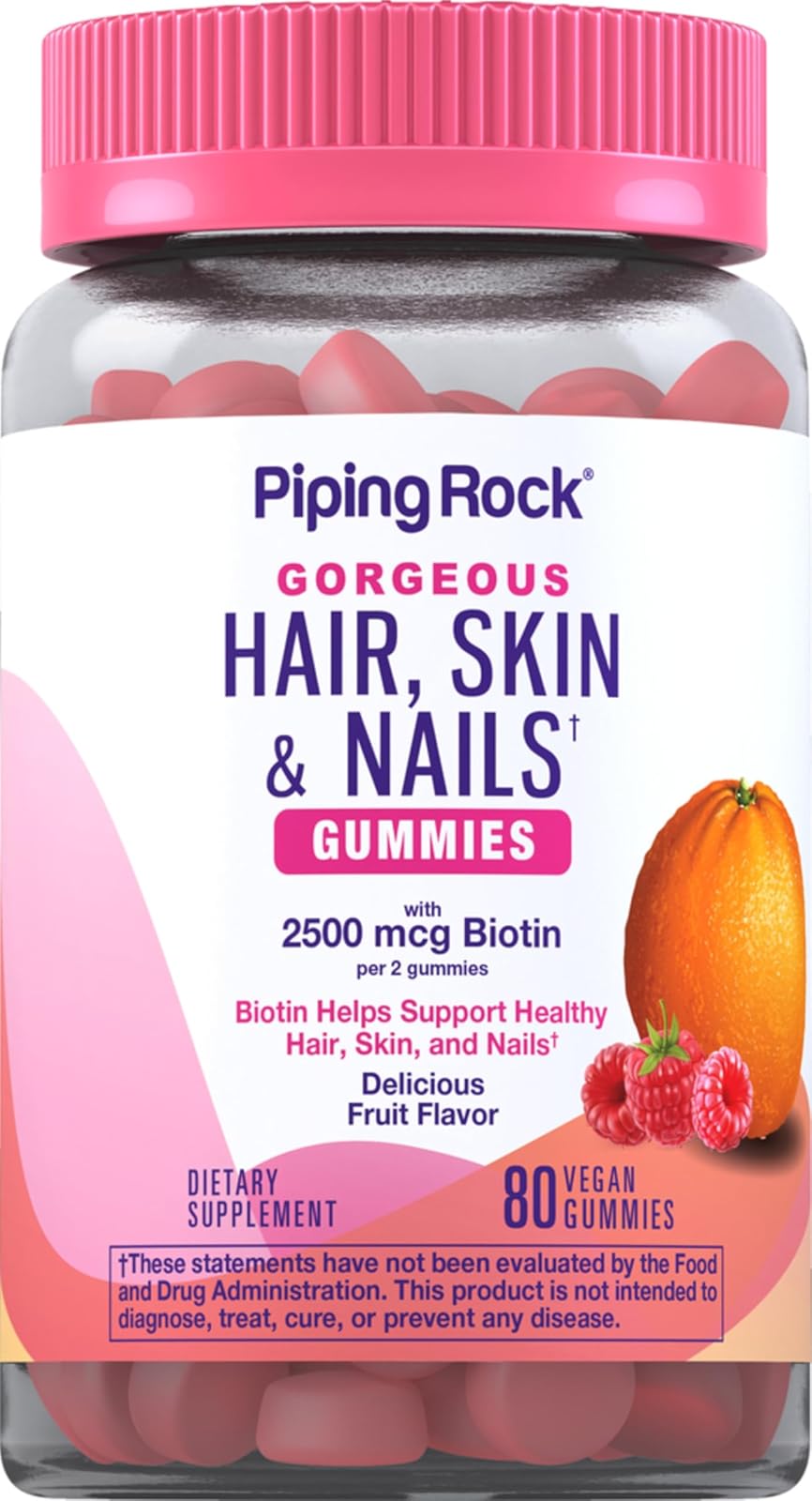Piping Rock hair vitamins gummies