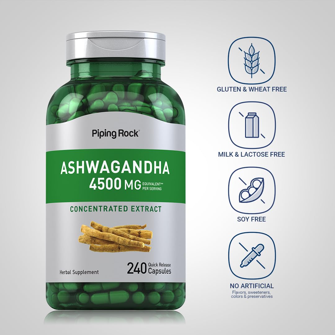 Piping Rock herbal ashwagandha benefits