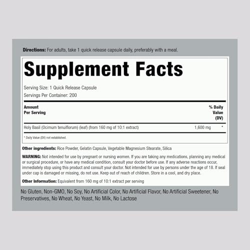 Piping Rock herbal supplement for wellness