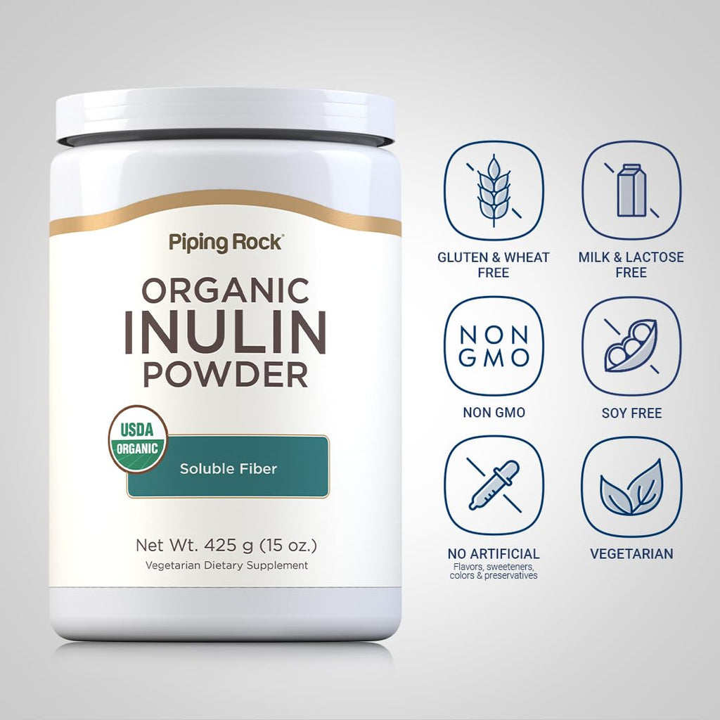 Piping Rock inulin powder benefits
