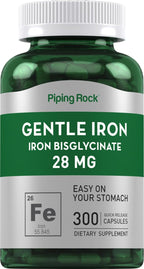 Piping Rock iron bisglycinate capsules