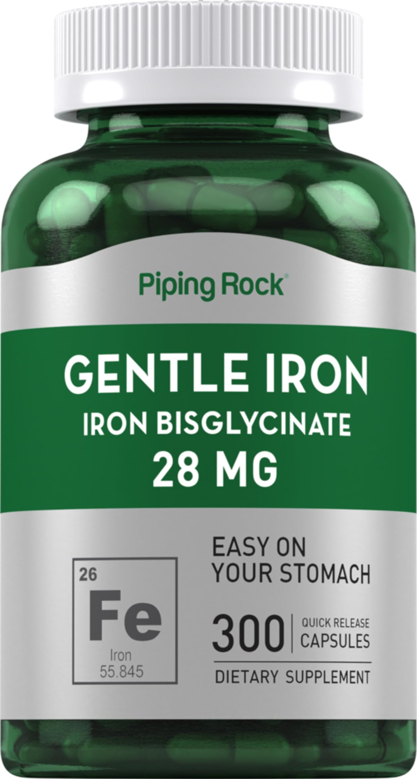 Piping Rock iron bisglycinate capsules