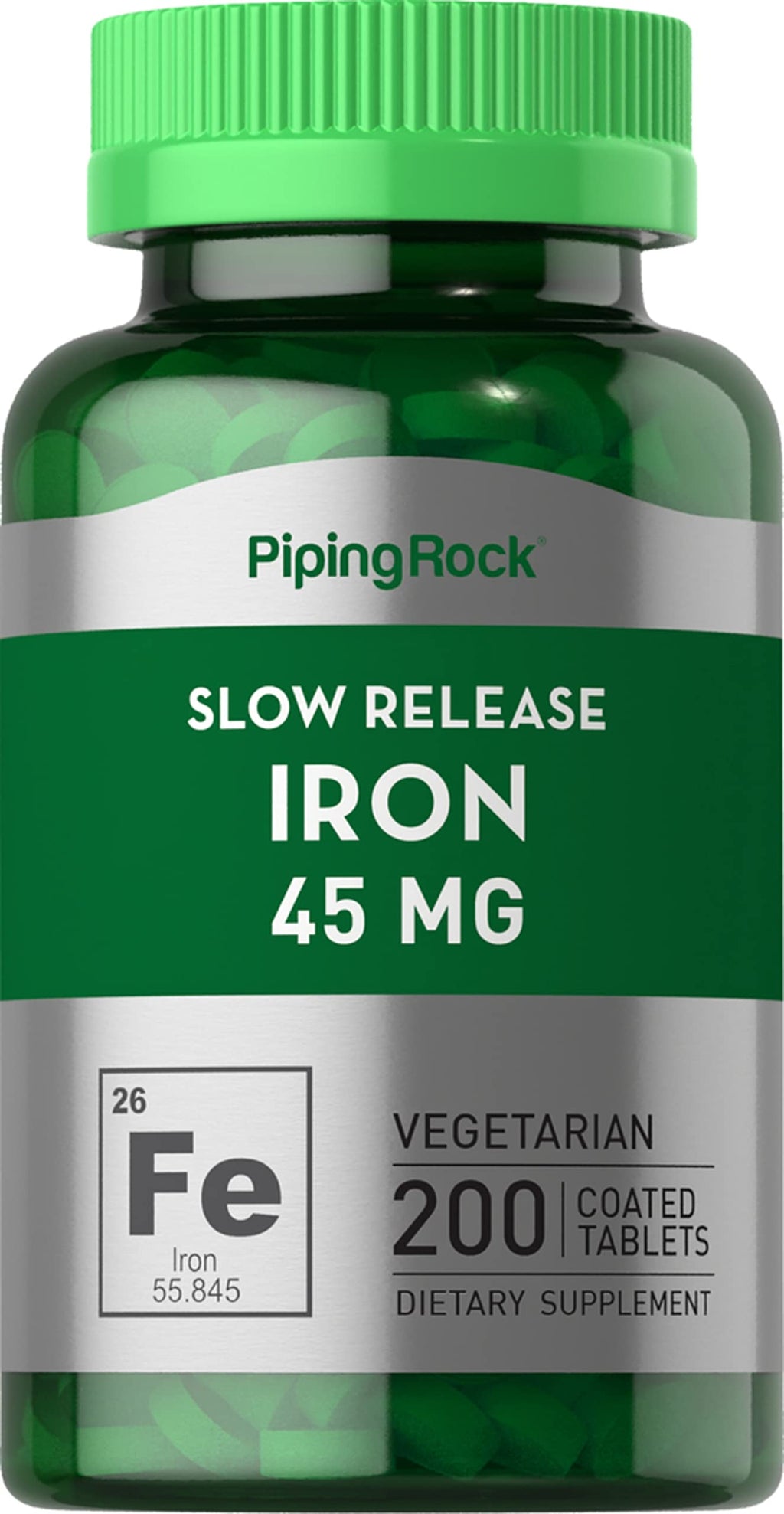 Piping Rock iron supplement tablets