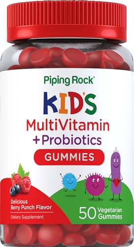 Piping Rock kids multivitamin gummies
