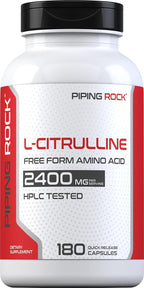 Piping Rock L-Citrulline capsules for energy