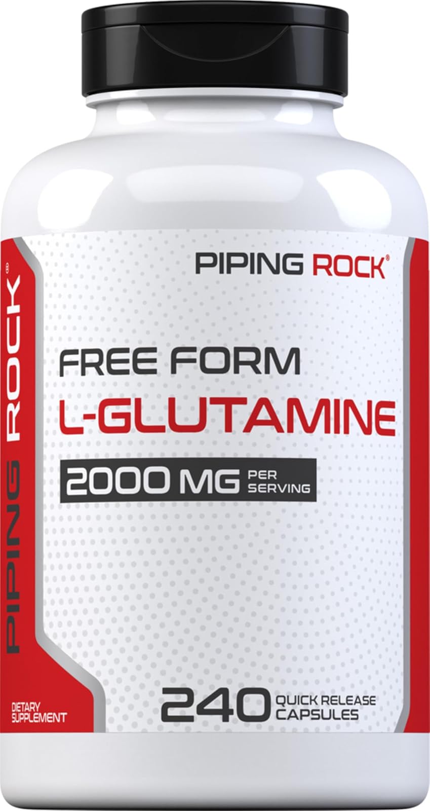 Piping Rock L-Glutamine capsules