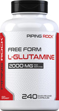 Piping Rock L-Glutamine capsules