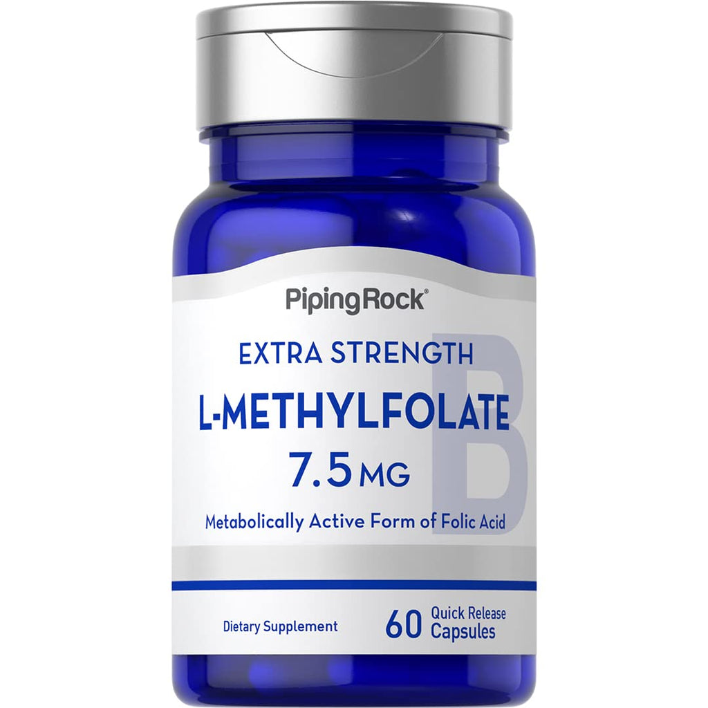 Piping Rock L-Methylfolate capsules