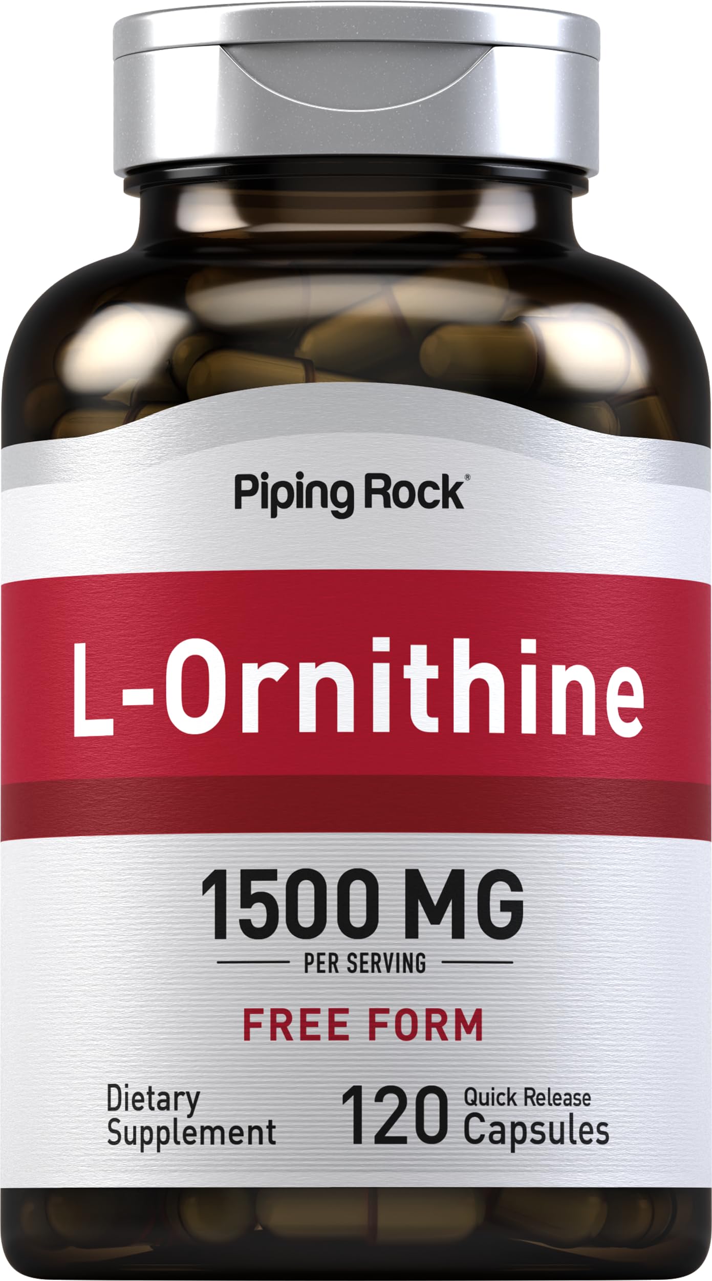 Piping Rock L-Ornithine capsules for energy