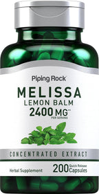 Piping Rock lemon balm extract capsules