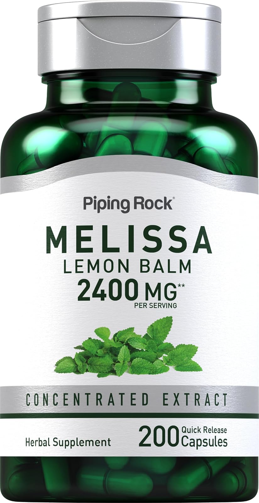 Piping Rock lemon balm extract capsules