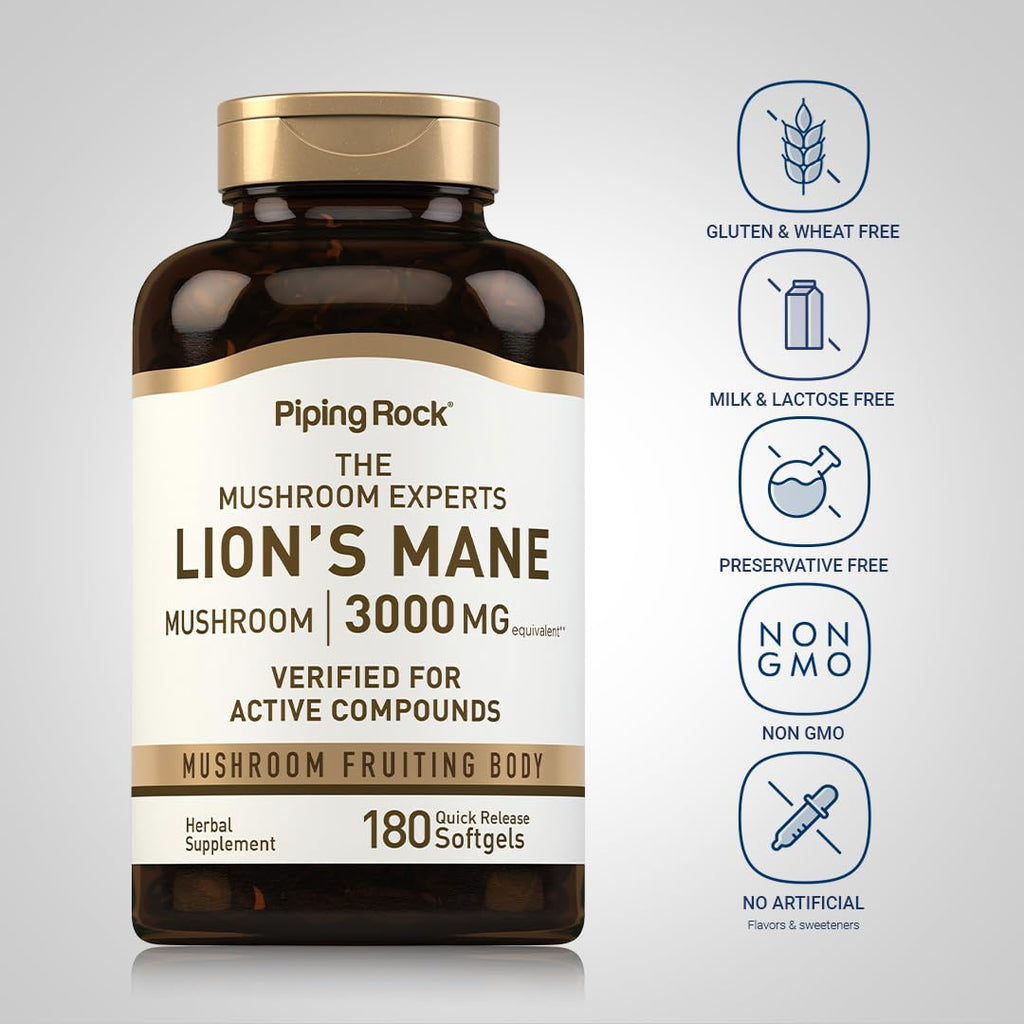 Piping Rock lion's mane benefits