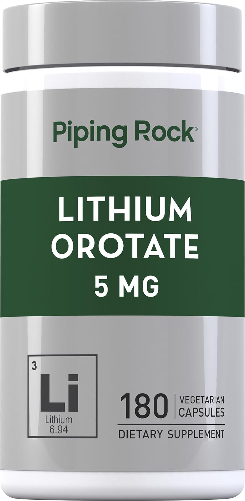 Piping Rock Lithium Orotate capsules