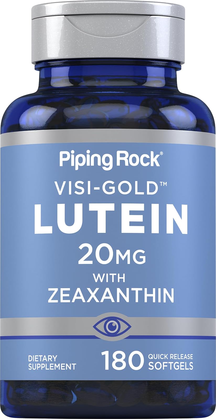 Piping Rock lutein softgels for eye health