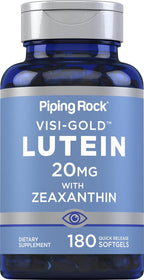 Piping Rock lutein softgels for eye health