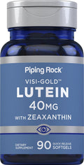 Piping Rock lutein softgels for eye health
