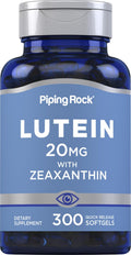 Piping Rock lutein softgels for eye health