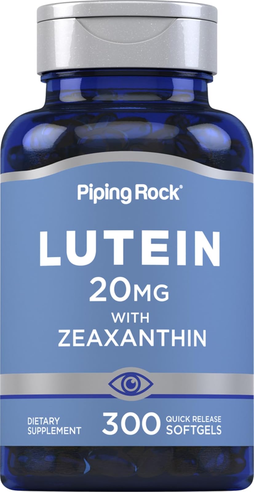 Piping Rock lutein softgels for eye health