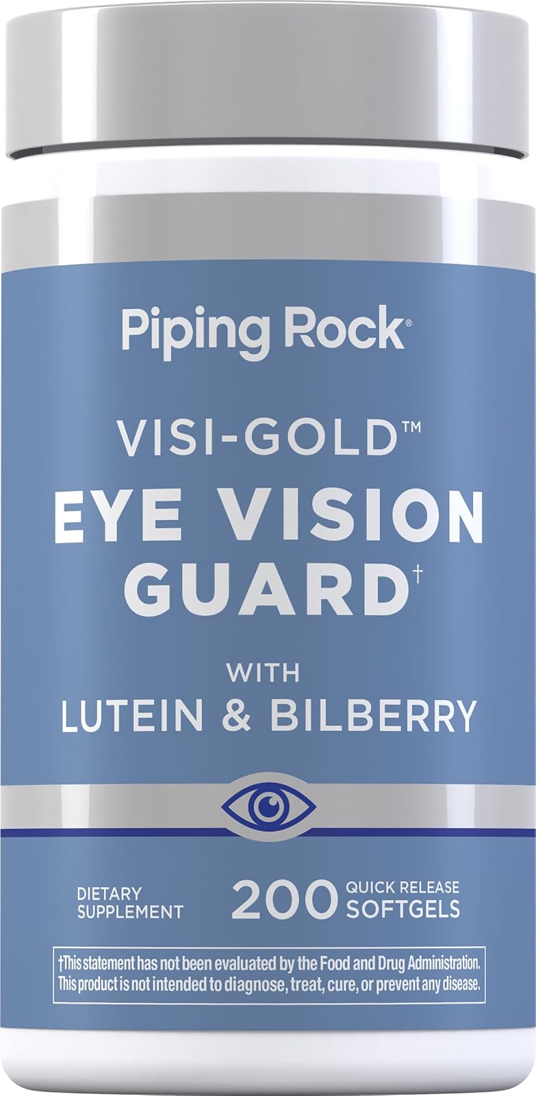 Piping Rock lutein softgels for eye health