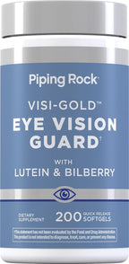 Piping Rock lutein softgels for eye health