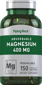 Piping Rock magnesium 400 mg softgels