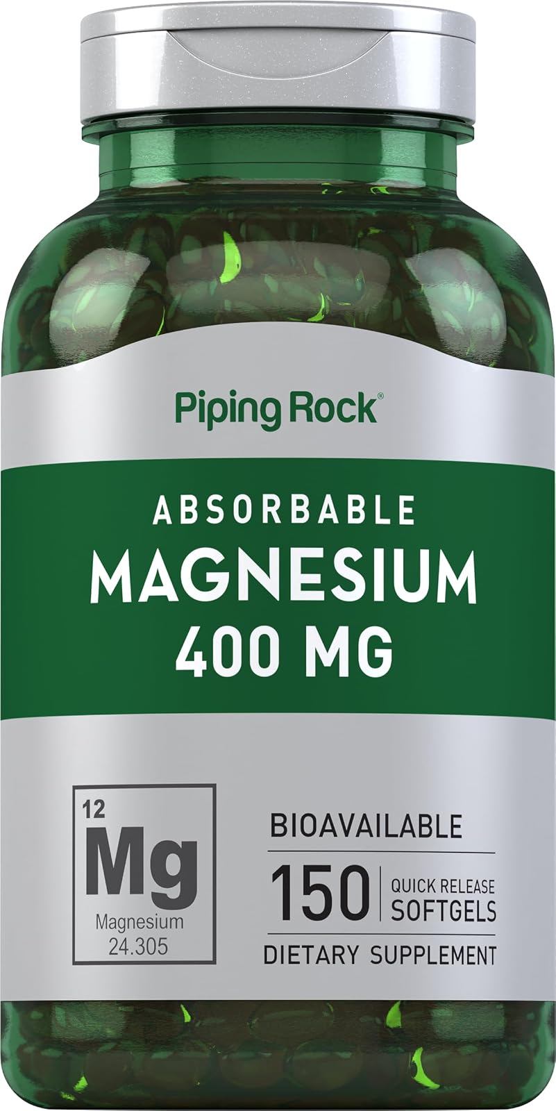 Piping Rock magnesium 400 mg softgels