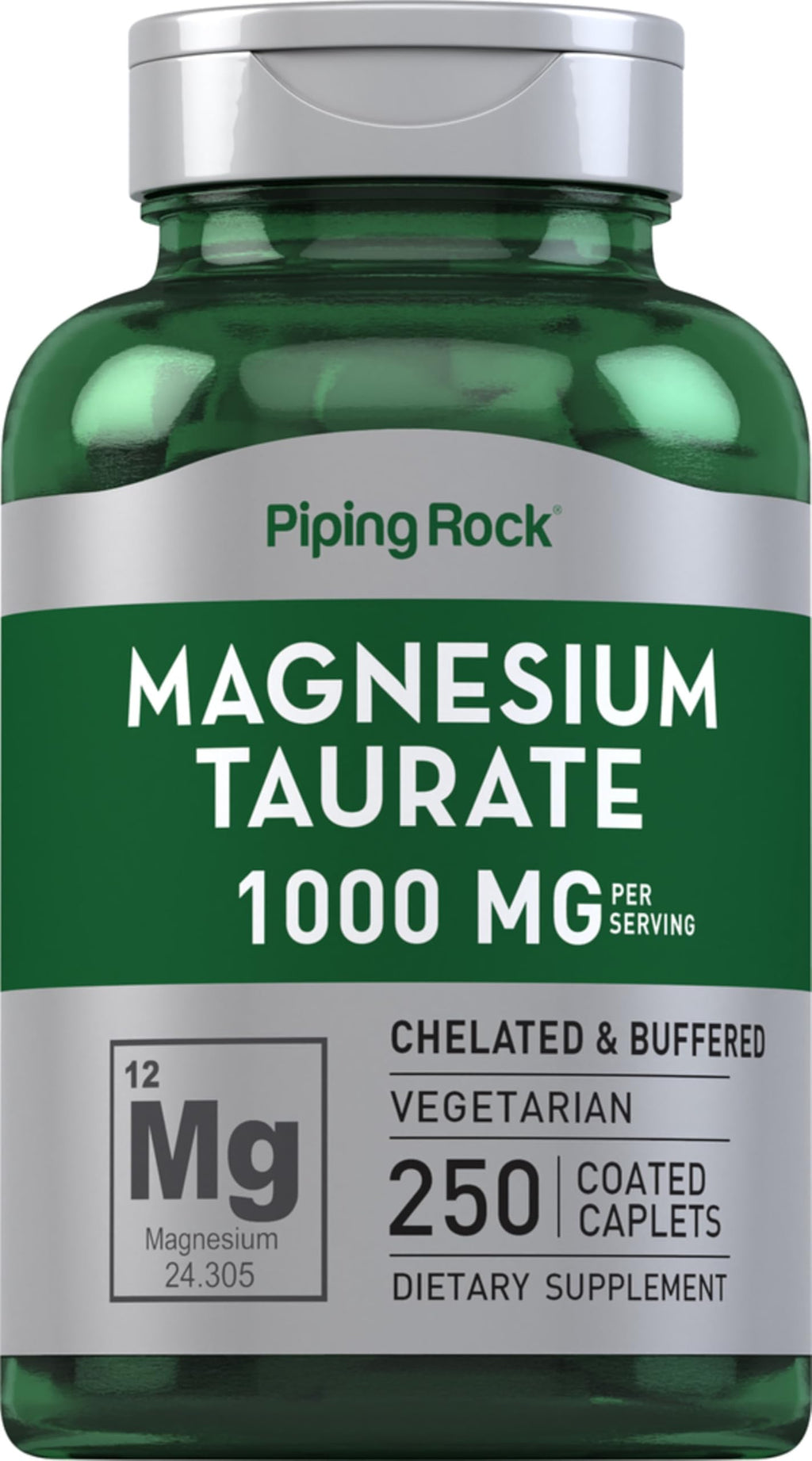 Piping Rock magnesium caplets for wellness