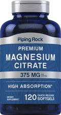 Piping Rock magnesium citrate softgels