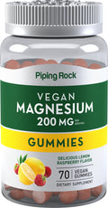 Piping Rock magnesium gummies for relaxation