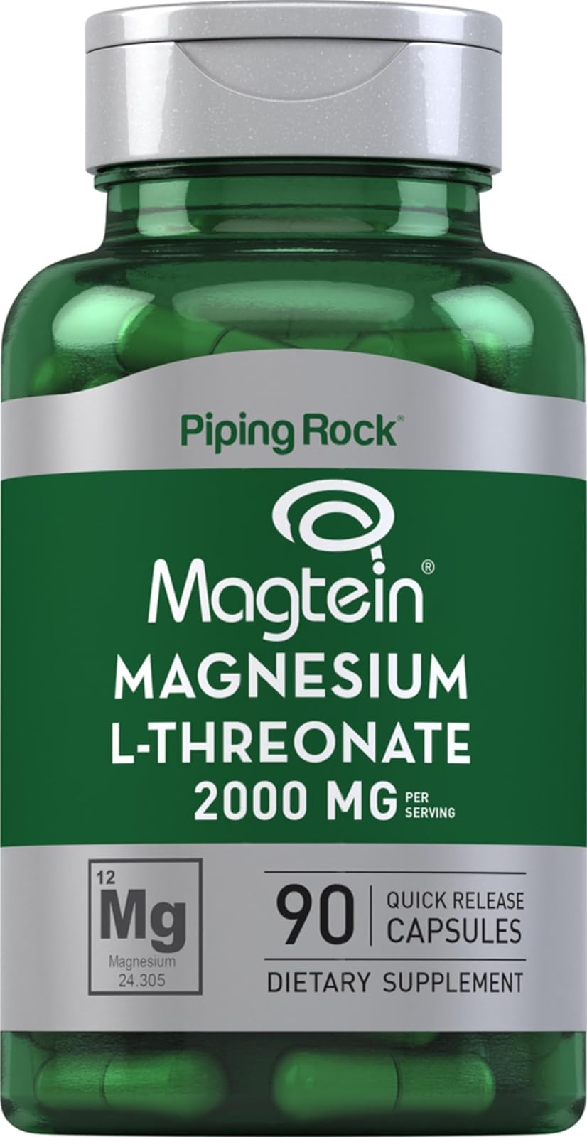 Piping Rock magnesium L-threonate capsules