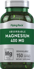 Piping Rock magnesium softgels for relaxation