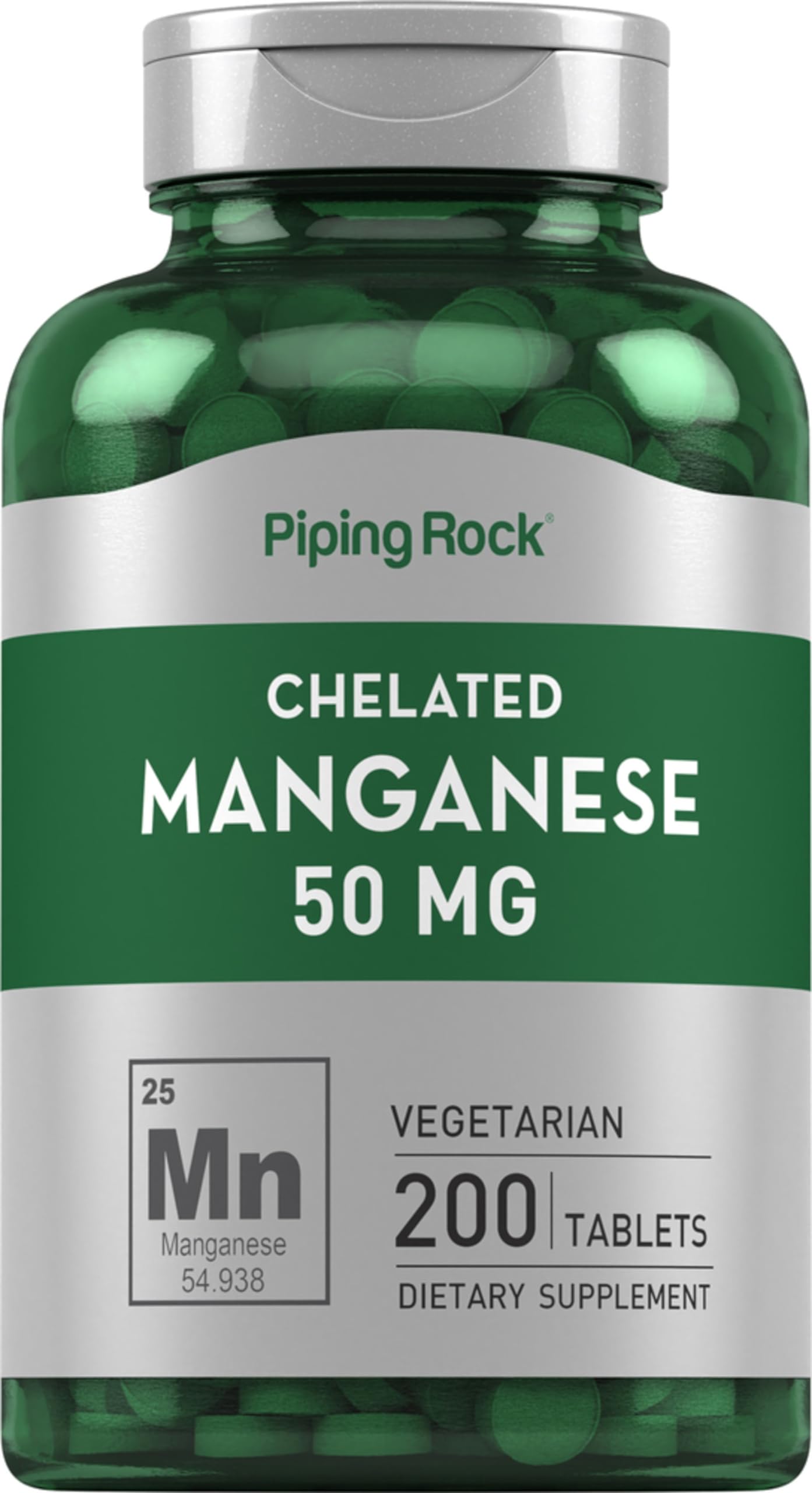 Piping Rock manganese supplement tablets