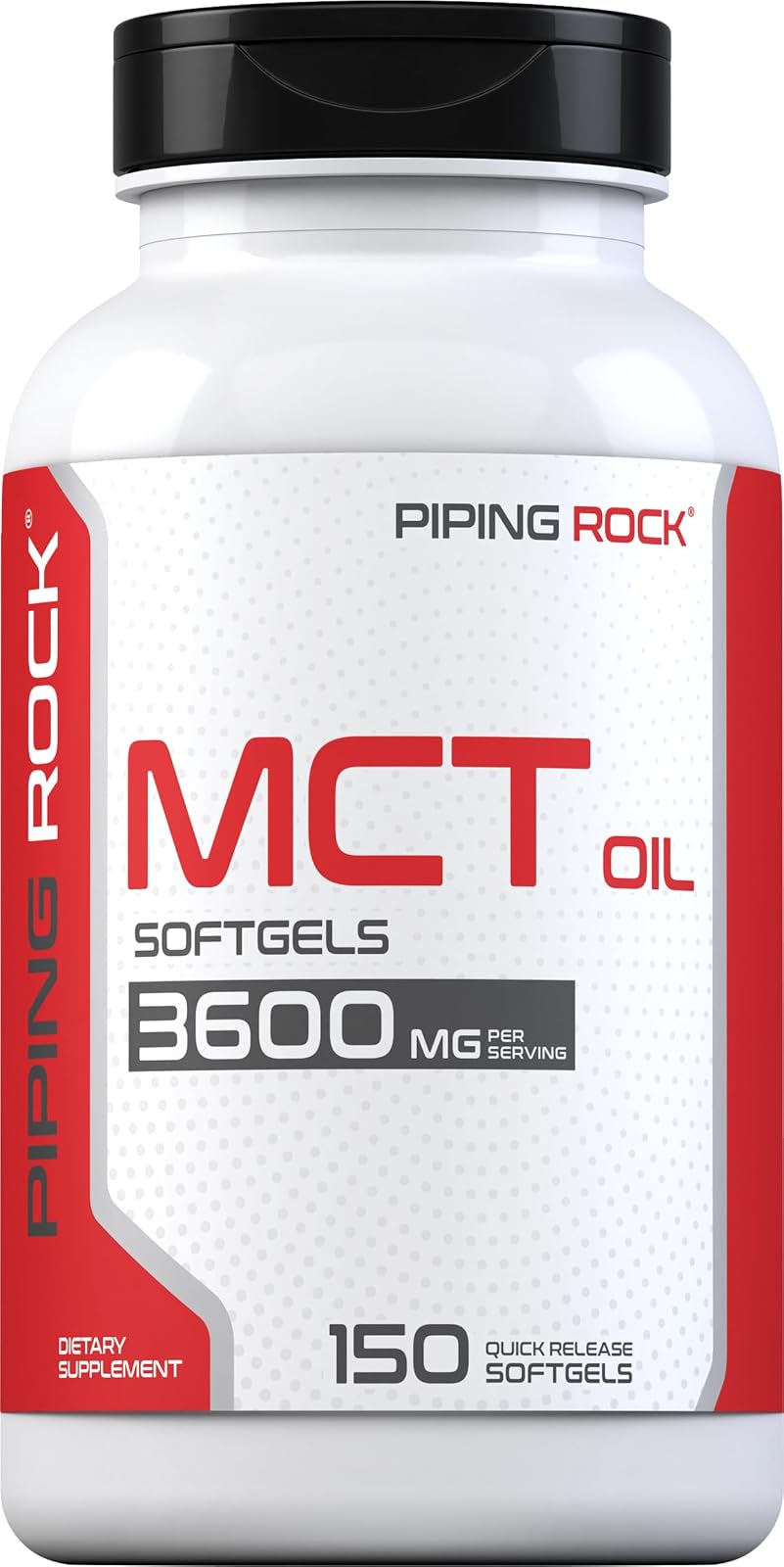 Piping Rock MCT Oil softgel capsules