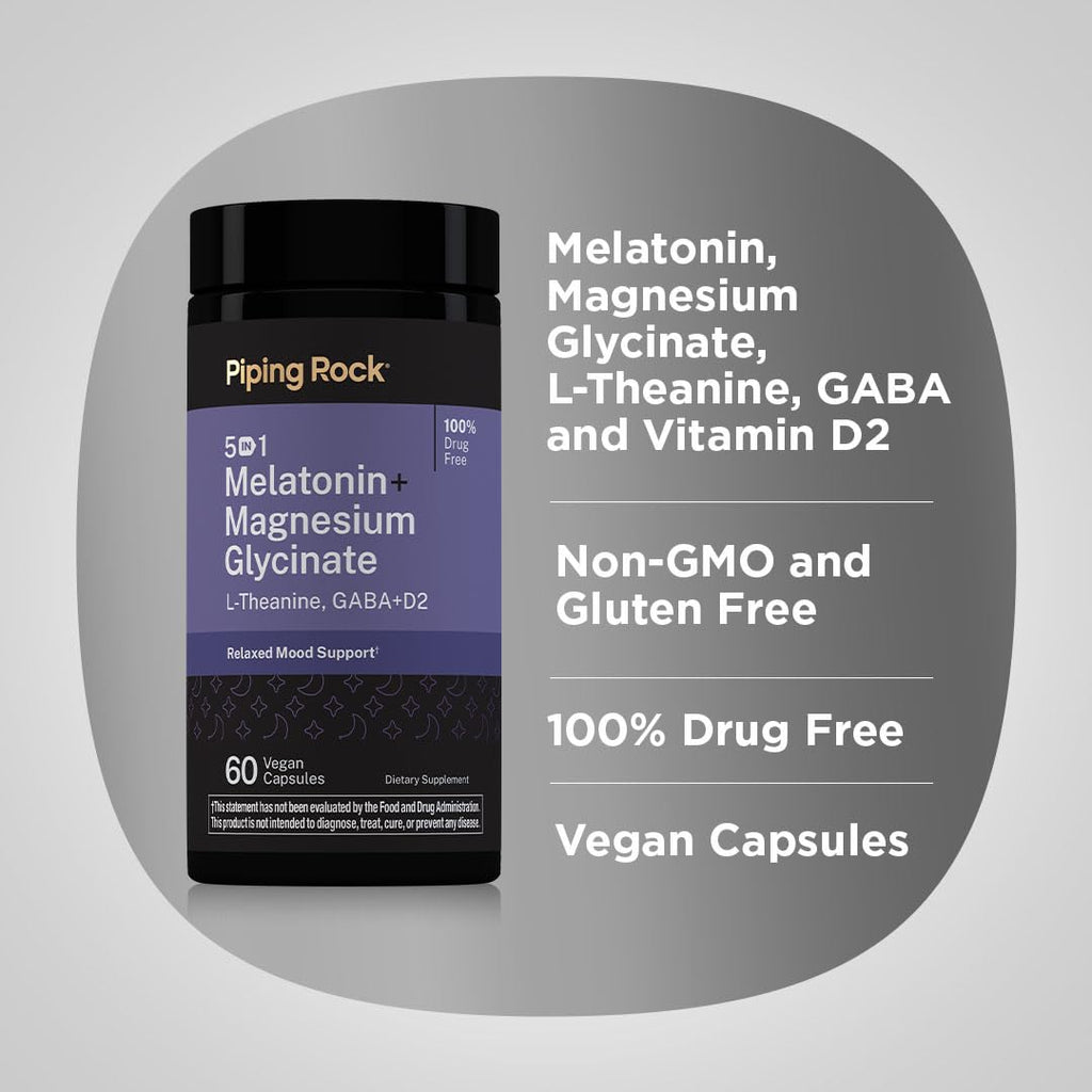 Piping Rock melatonin for restful nights