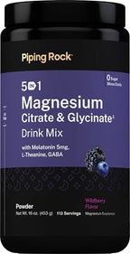 Piping Rock melatonin magnesium powder benefits
