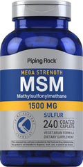 Piping Rock MSM 1500 mg caplets