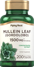 Piping Rock mullein leaf extract capsules