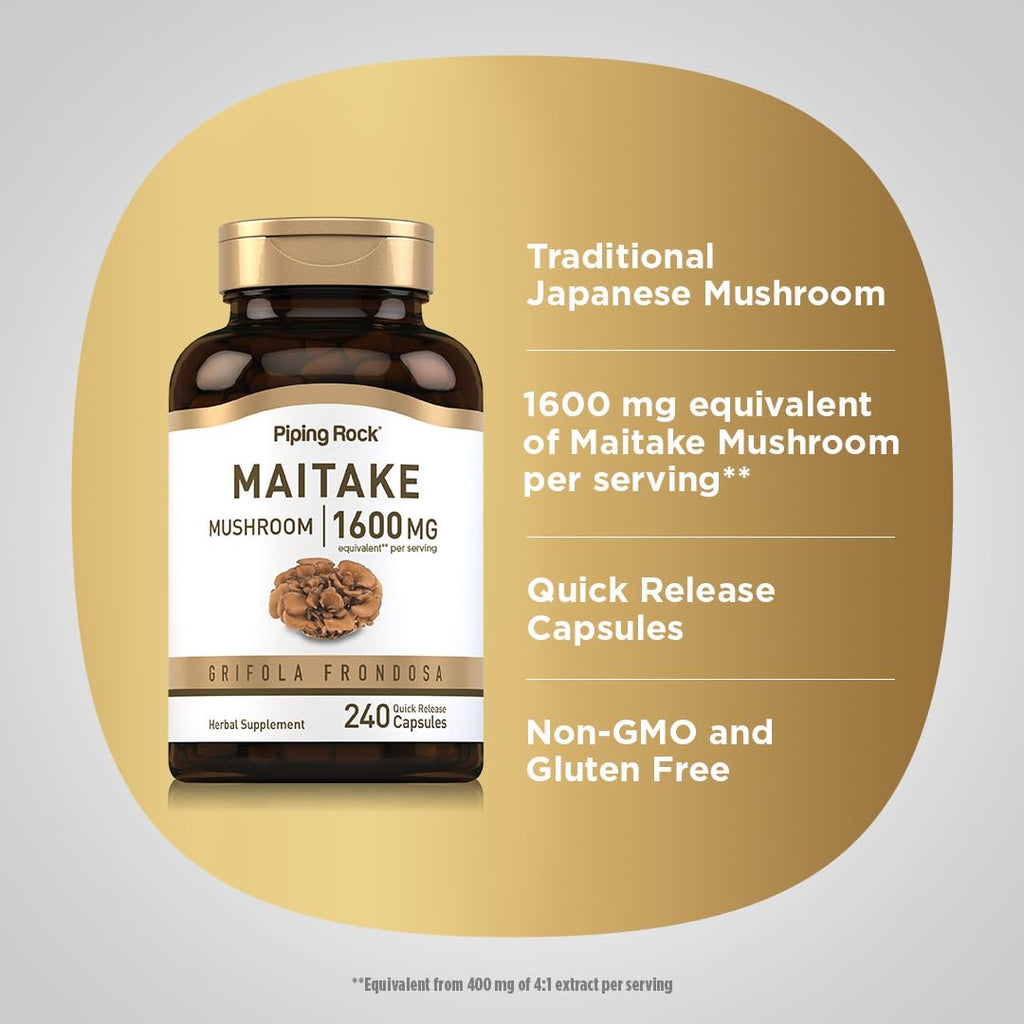 Piping Rock mushroom extract benefits